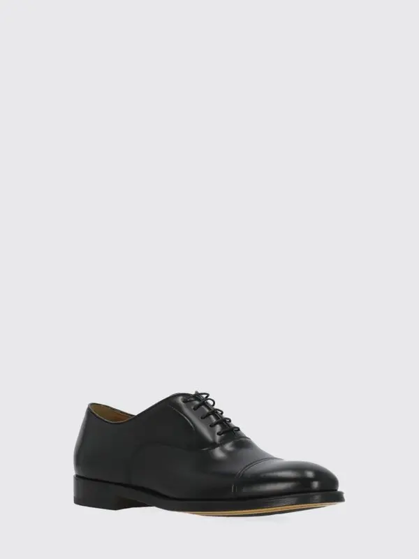 DOUCAL'S Leather Cap Toe Oxford Shoes