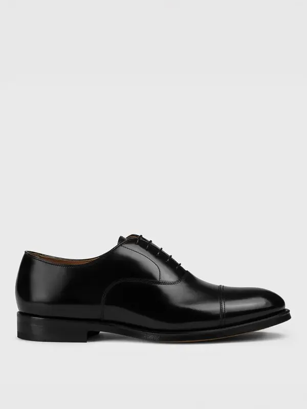 DOUCAL'S Leather Cap Toe Oxford Shoes