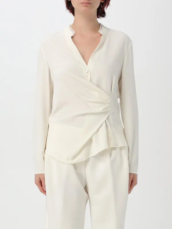 TWINSET Drape Front Shirt