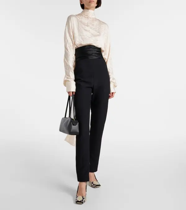 Khaite Bex Satin Top