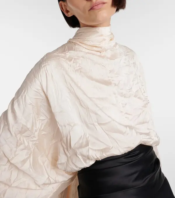 Khaite Bex Satin Top
