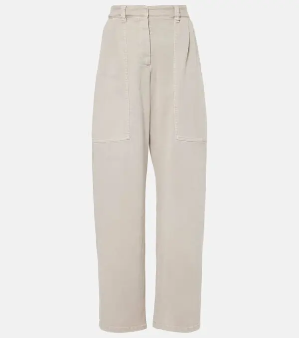 Brunello Cucinelli Mid-rise Wide-leg Jeans
