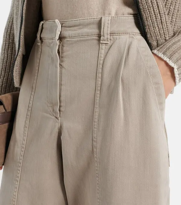Brunello Cucinelli Mid-rise Wide-leg Jeans