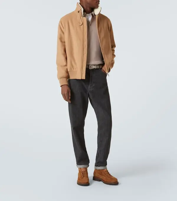 Brunello Cucinelli Leather Lace-up Boots
