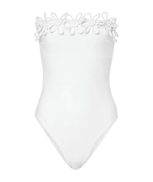 KARLA COLLETTO Hana Bandeau One-piece Swimsuit - White