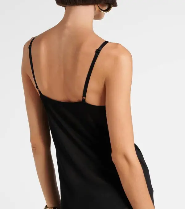Saint Laurent Jersey Slip Dress