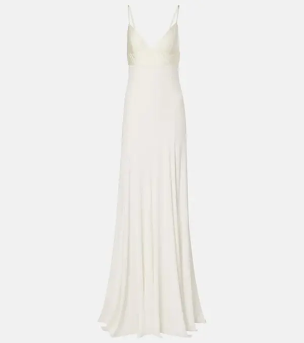 Jacquemus Spalla Jersey Gown