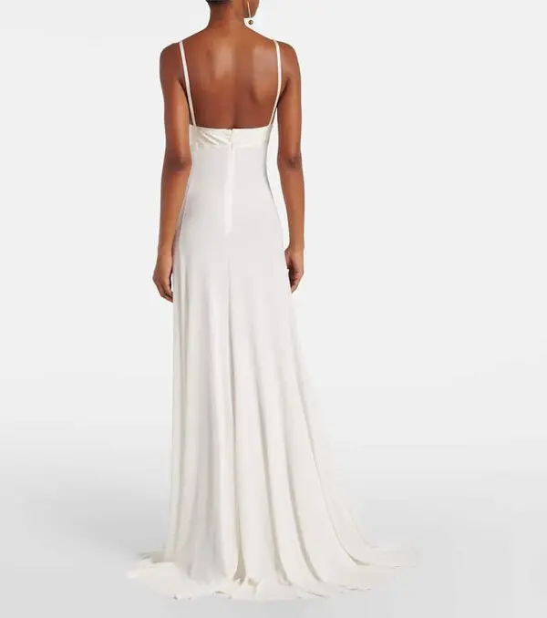 Jacquemus Spalla Jersey Gown
