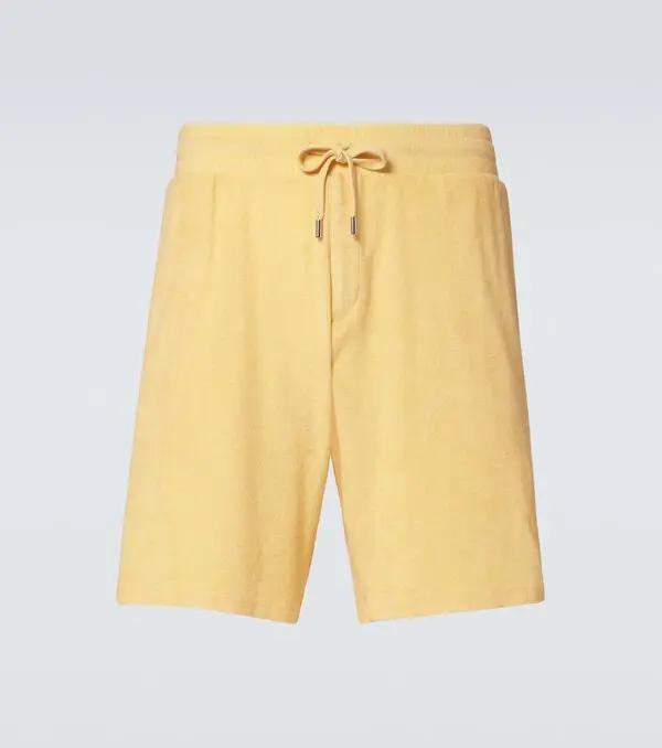 Frescobol Carioca Faustino Terry Shorts - Yellow