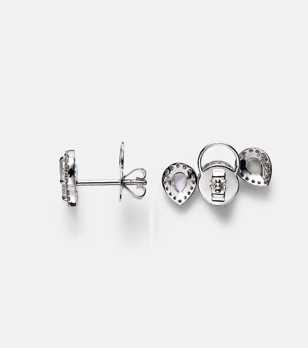 KAMYEN Kanika 18kt White Gold Earrings With Diamonds