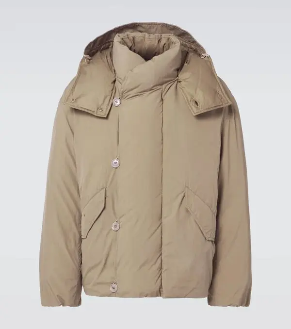 LEMAIRE Cotton-blend Down Jacket - Green