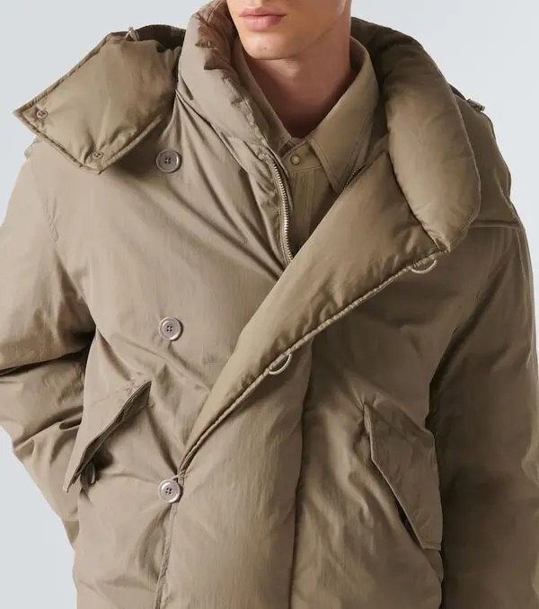LEMAIRE Cotton-blend Down Jacket - Green