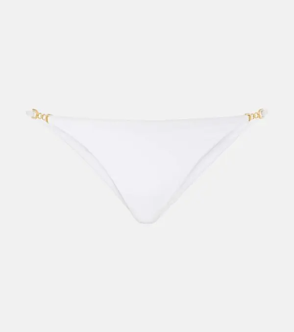 Melissa Odabash Monza Low-rise Bikini Bottom - White