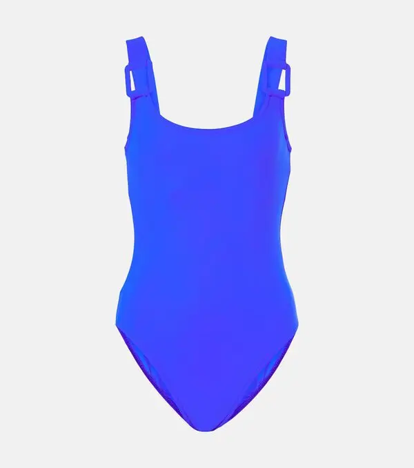 KARLA COLLETTO Juni Ring-detail One Piece Swimsuit - Blue
