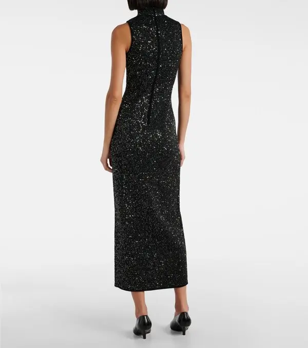 Max Mara Berlina Sequined Maxi Dress