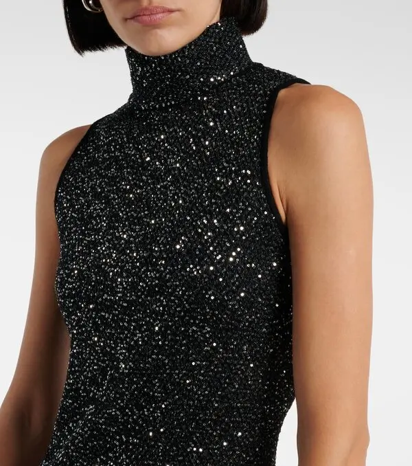 Max Mara Berlina Sequined Maxi Dress
