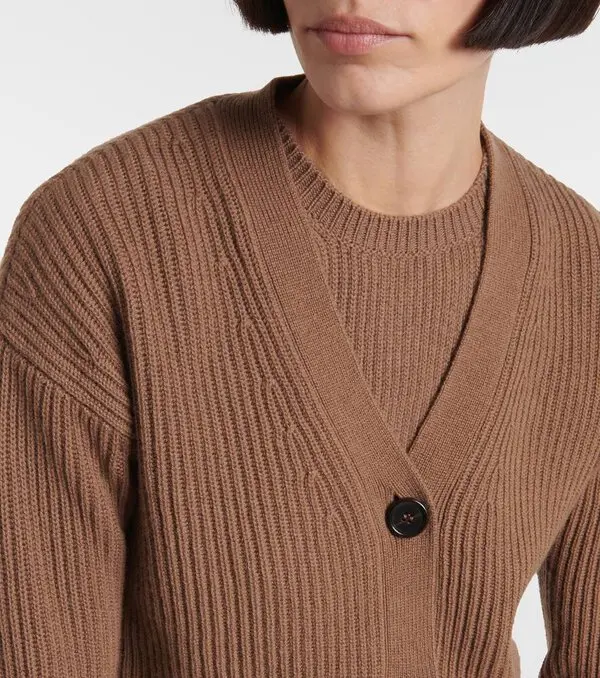 Max Mara Estri Wool And Cashmere Cardigan