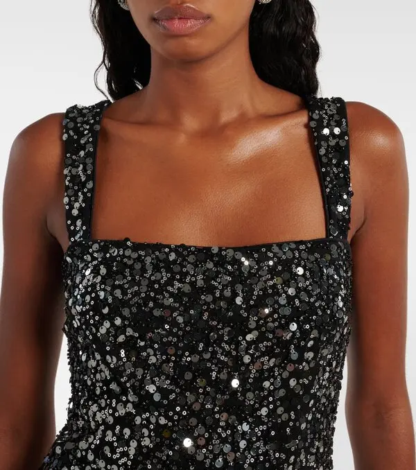 Simkhai Benson Sequined Mini Dress