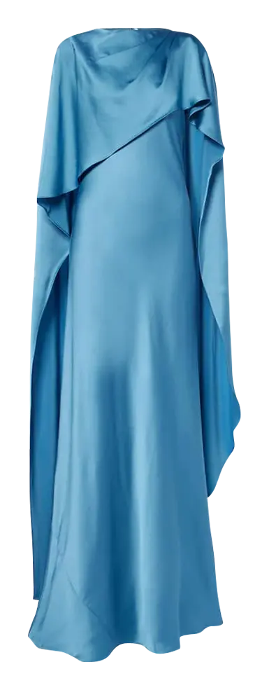 Simkhai Izel Caped Gown - Blue