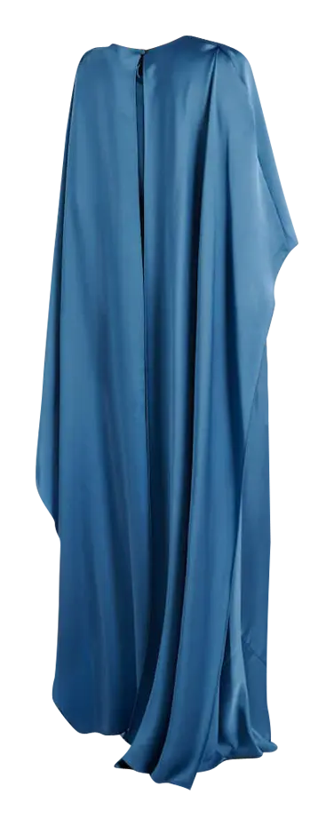 Simkhai Izel Caped Gown - Blue