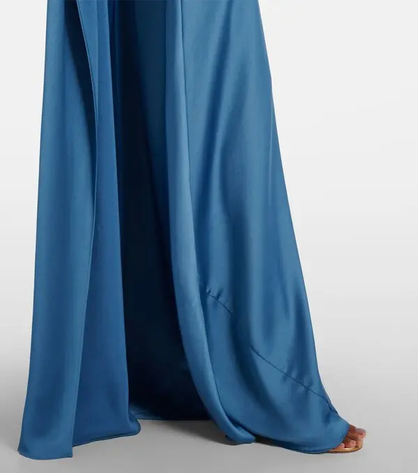 Simkhai Izel Caped Gown - Blue