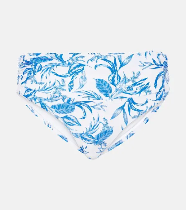 Melissa Odabash Bel Air Printed Bikini Bottom - Yellow