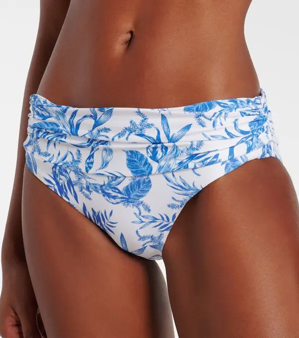 Melissa Odabash Bel Air Printed Bikini Bottom - Yellow