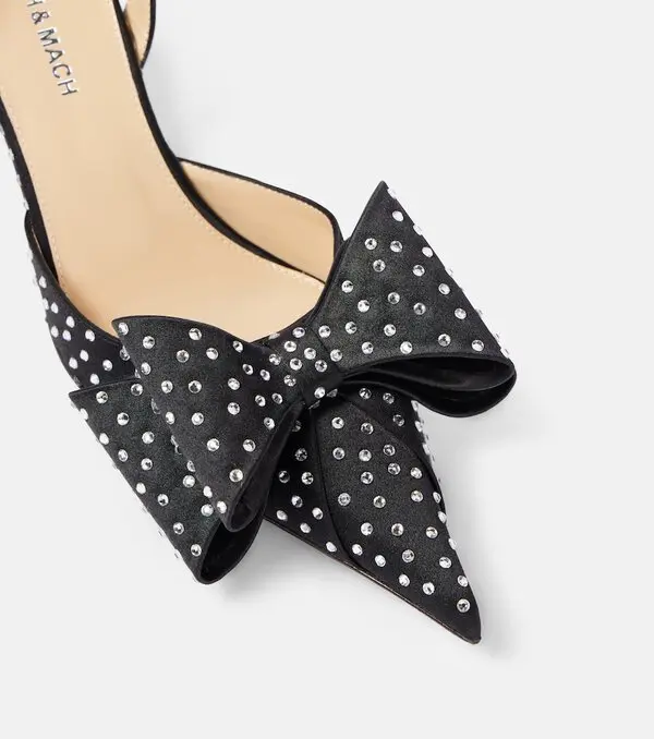 Mach & Mach Le Cadeau' Embellished Slingback Pumps