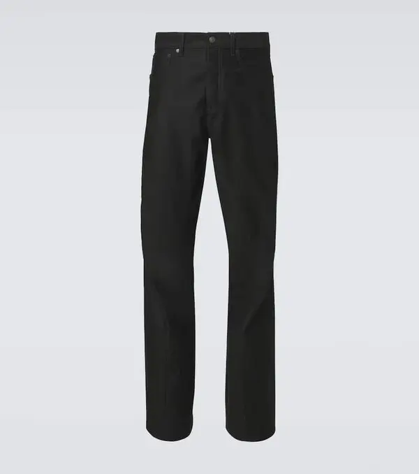 MAISON MARGIELA Straight Leg Cotton Trousers