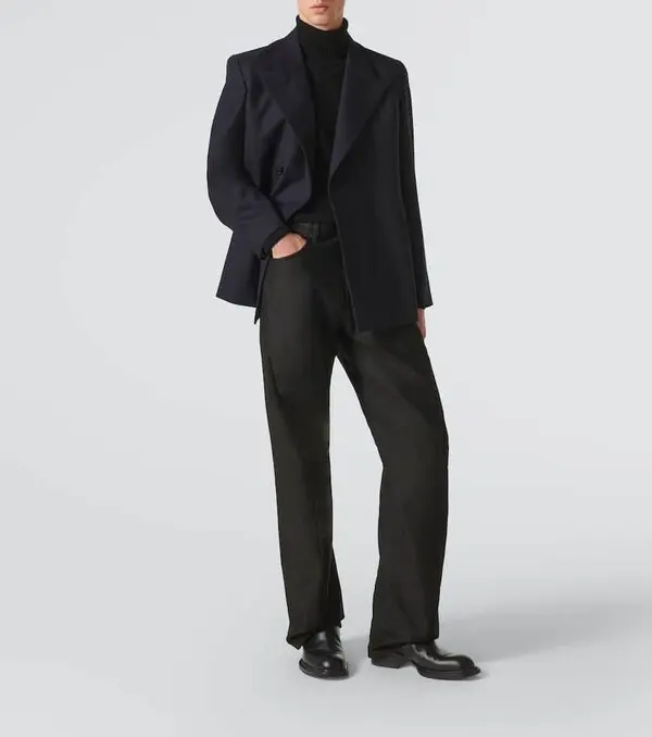 MAISON MARGIELA Straight Leg Cotton Trousers