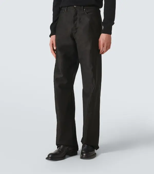 MAISON MARGIELA Straight Leg Cotton Trousers