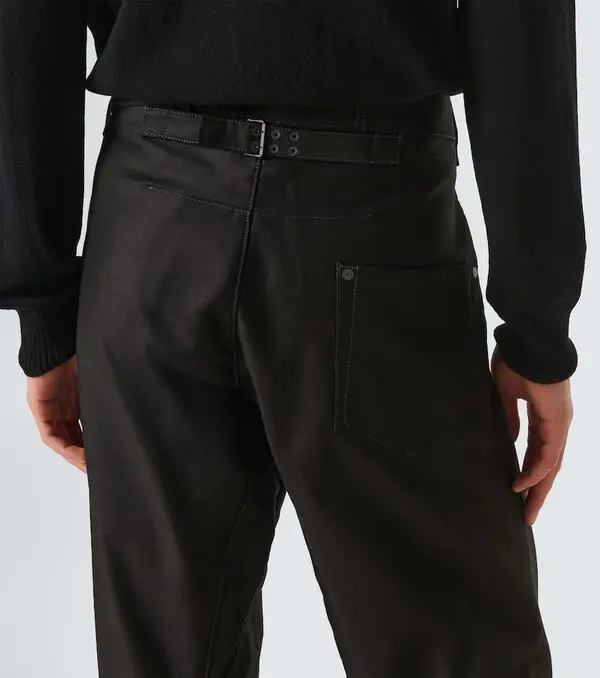 MAISON MARGIELA Straight Leg Cotton Trousers
