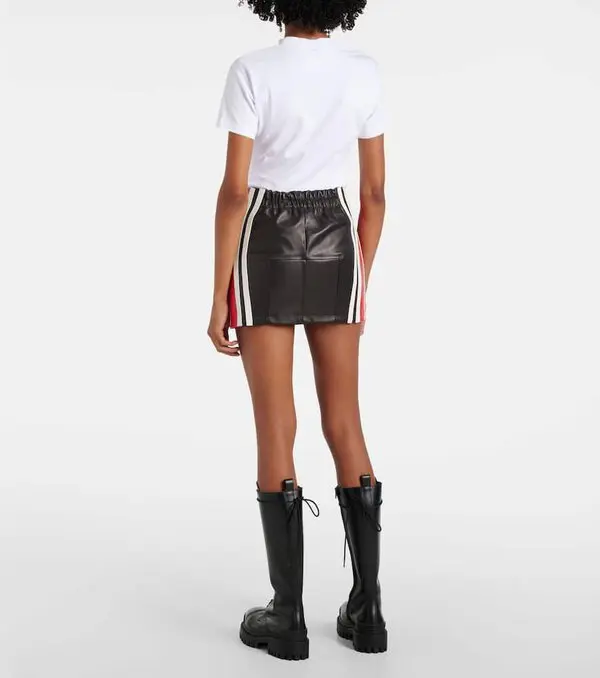 Vetements Leather Miniskirt