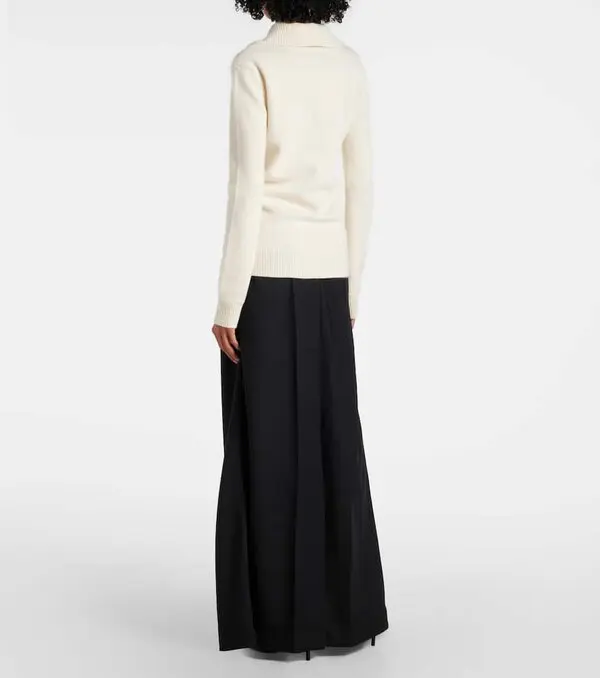 Plan C Wool And Cashmere Polo Sweater