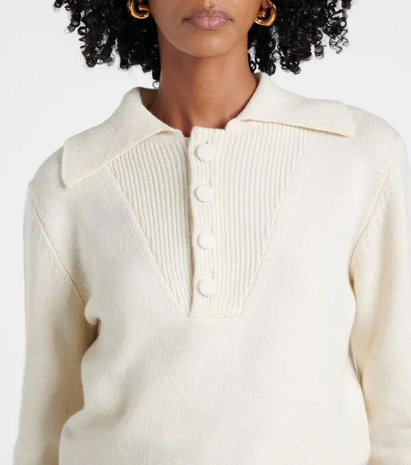 Plan C Wool And Cashmere Polo Sweater