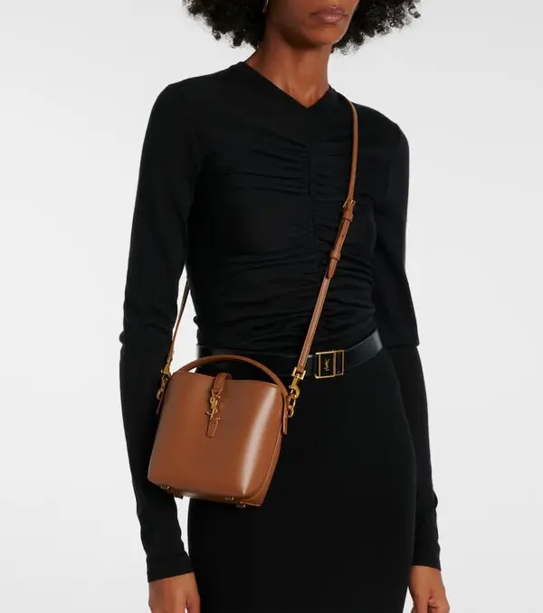 Saint Laurent Le 37 Mini Leather Crossbody Bag
