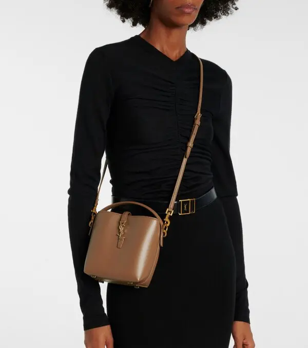Saint Laurent Le 37 Mini Leather Crossbody Bag