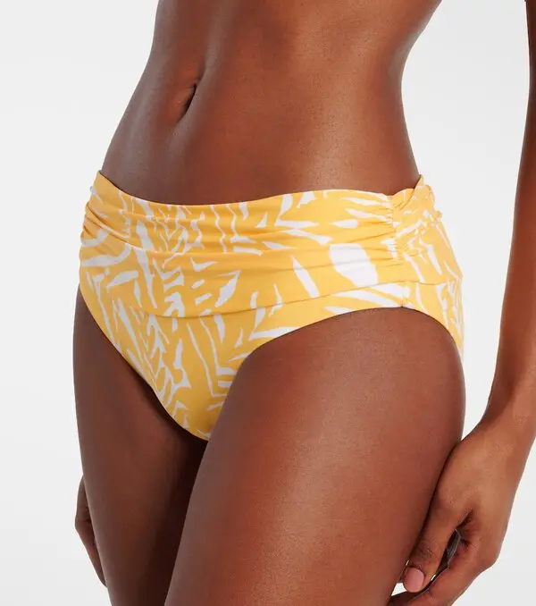 Melissa Odabash Bel Air High-rise Bikini Bottom - Yellow