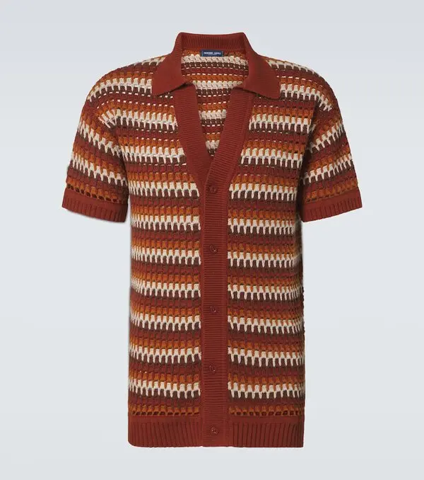 Frescobol Carioca Pinto Crochet Cotton Shirt - Neutrals