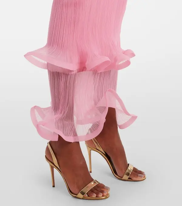 Simkhai Daniella Ruffled Midi Dress