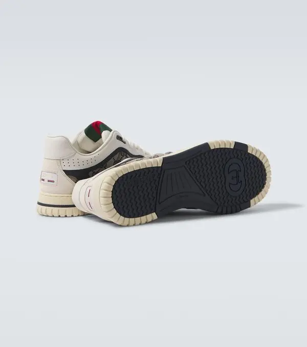 Gucci Re-web Leather Sneakers