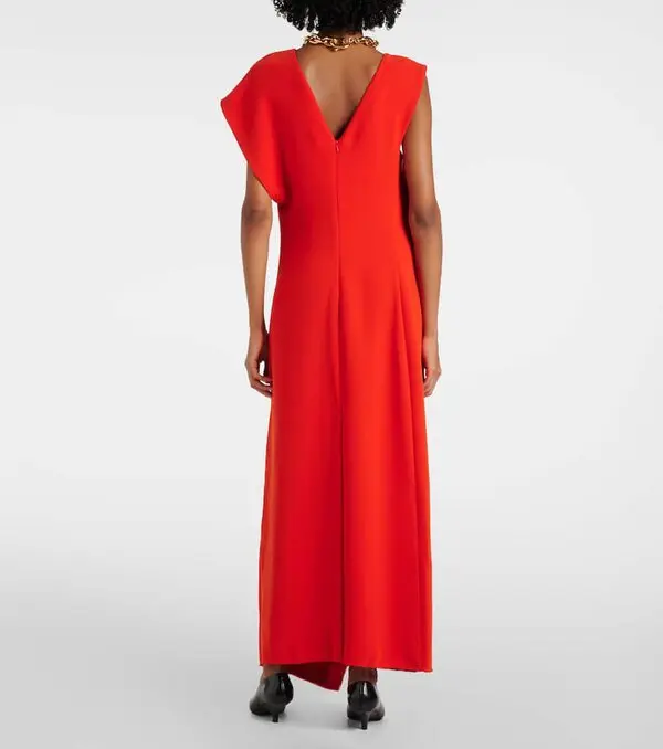 Plan C Asymmetric Maxi Dress