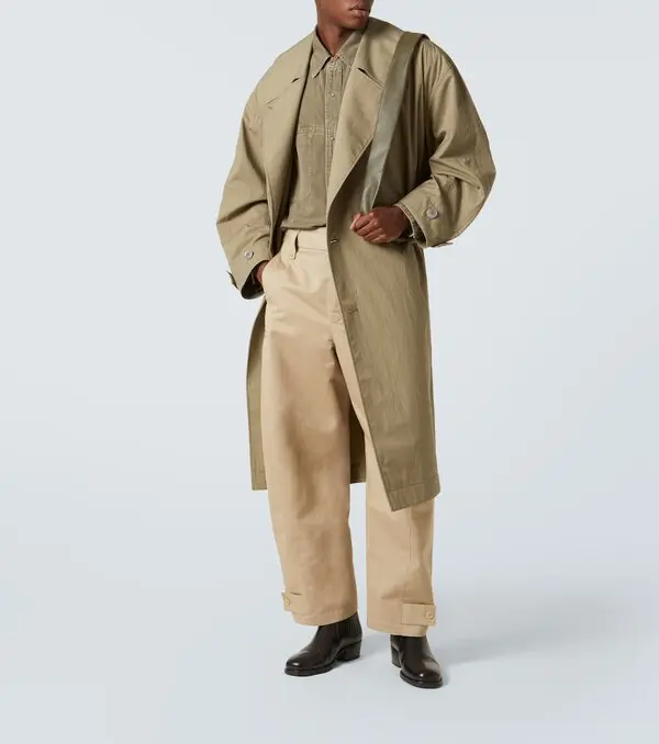 LEMAIRE Twisted Cotton-linen Twill Pants