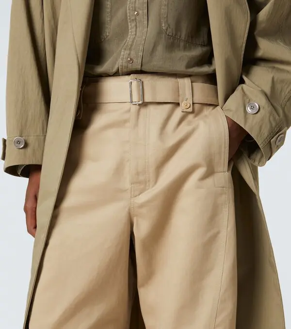 LEMAIRE Twisted Cotton-linen Twill Pants