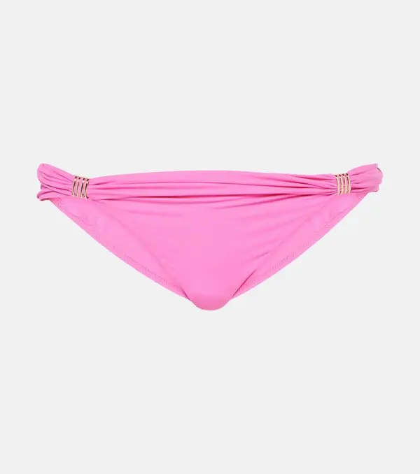Melissa Odabash Grenada Low-rise Bikini Bottom - Pink