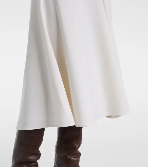 Brunello Cucinelli Wool Midi Skirt