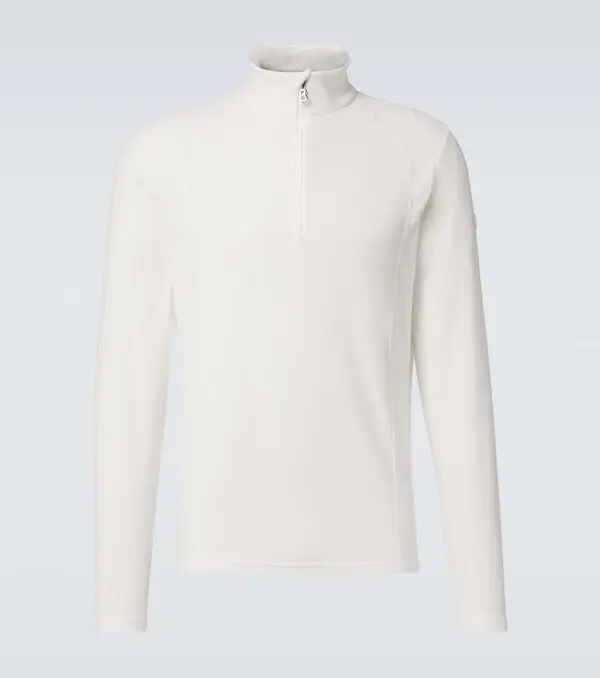 Bogner Harry Fleece Half-zipped Sweater - White