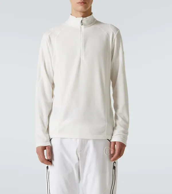 Bogner Harry Fleece Half-zipped Sweater - White