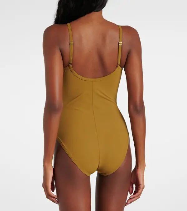 KARLA COLLETTO Basics Underwire One Piece Swimsuit - Green