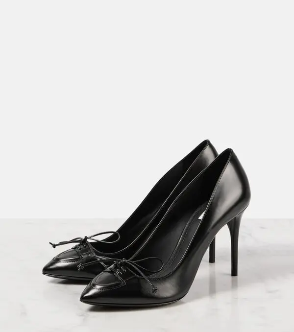 Alaïa 90 Leather Pumps